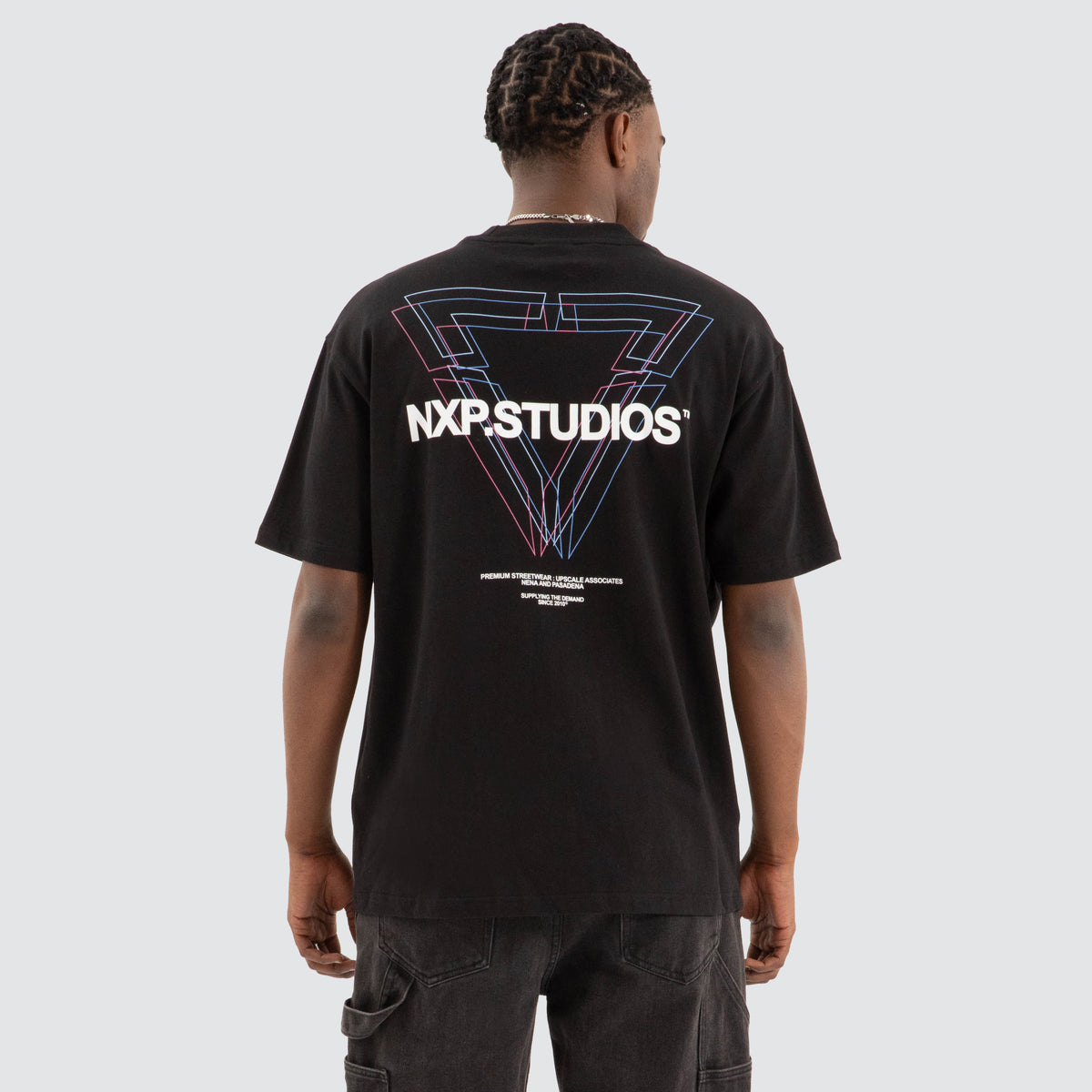 Dagger Box Fit Tee in Jet black | NXP