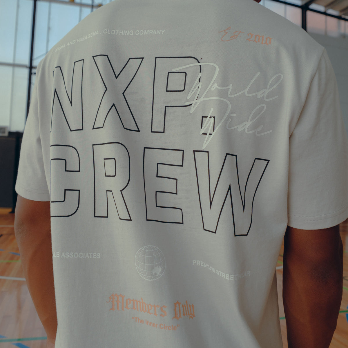 Alpha Classic Tee Glacier grey | NXP