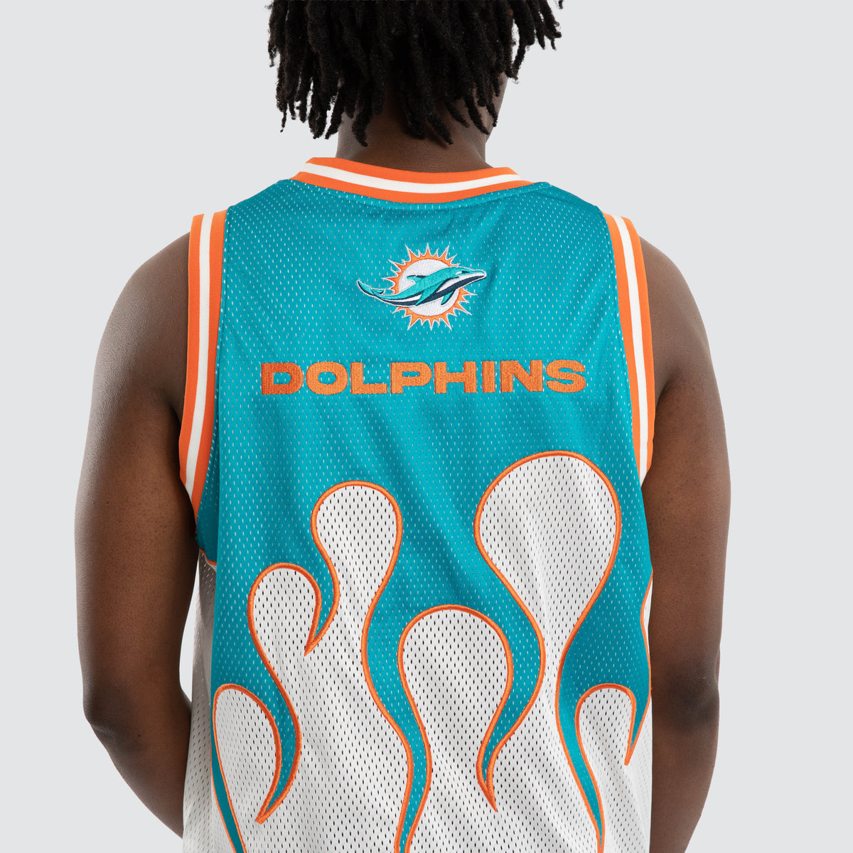 Miami Dolphins Basketball Jersey Aqua/White | NXP