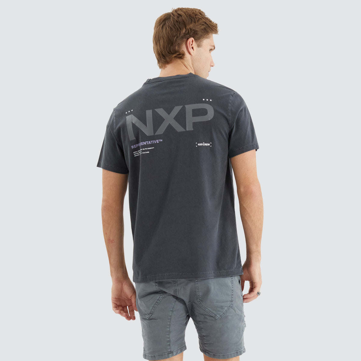Brace Standard Tee in Pigment Black | NXP