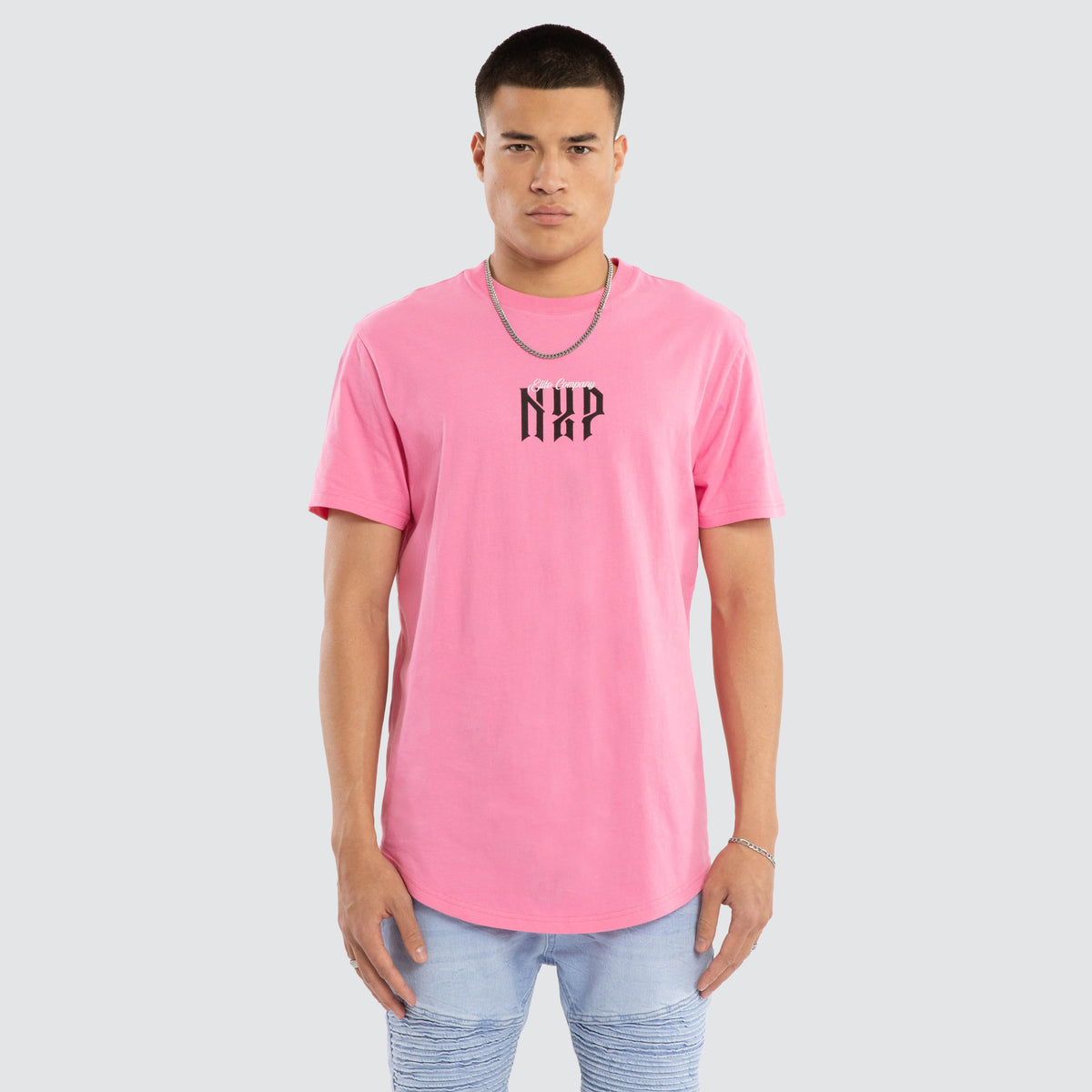 Ignite Curved Hem Tee Pink | NXP