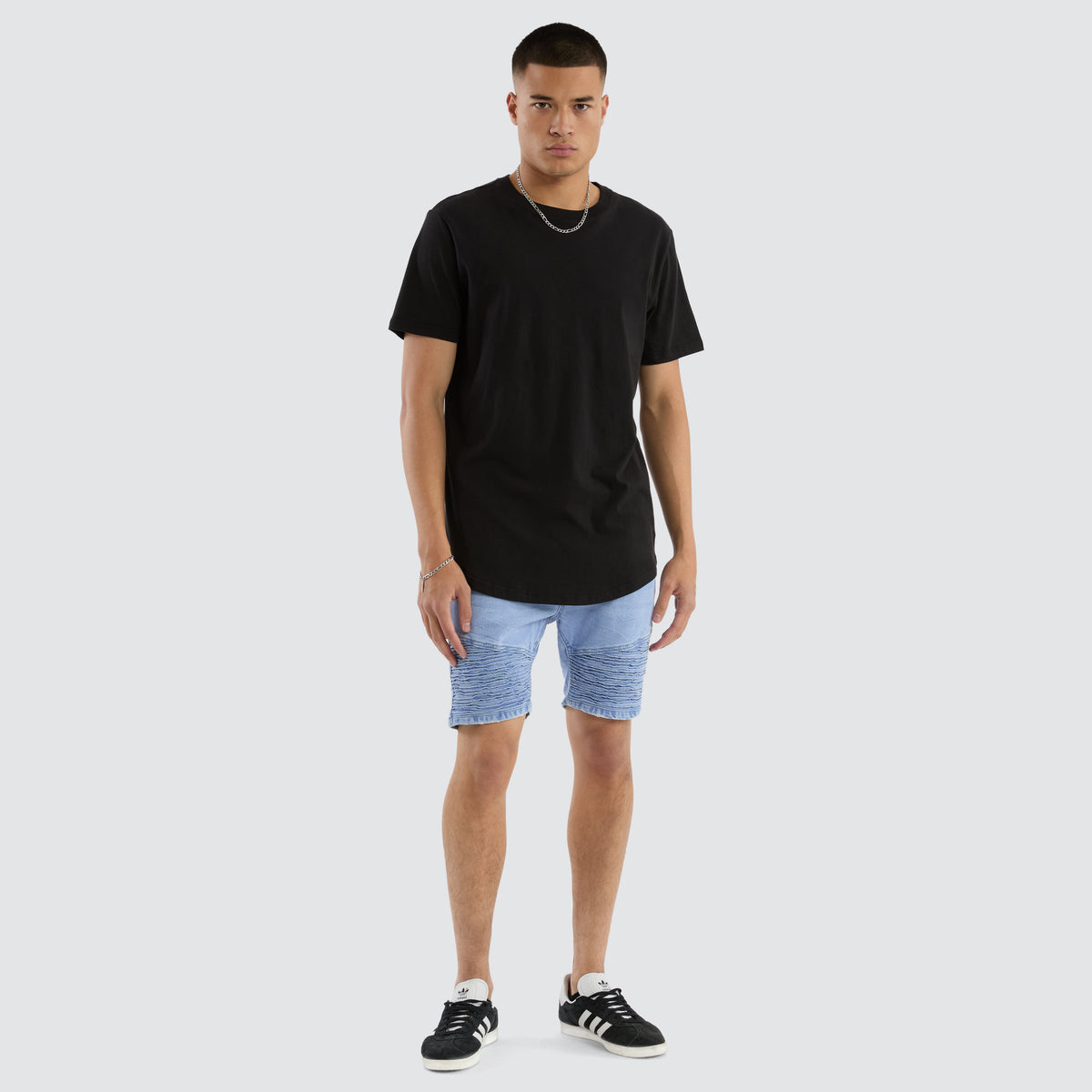 Spitfire Denim Shorts in Elgin Blue | Nena and Pasadena | NXP