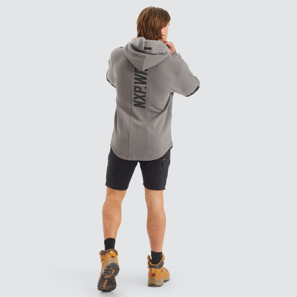 Blueprint Dual Curved Hoodie in Charcoal - NXP WORKWEAR | NXP