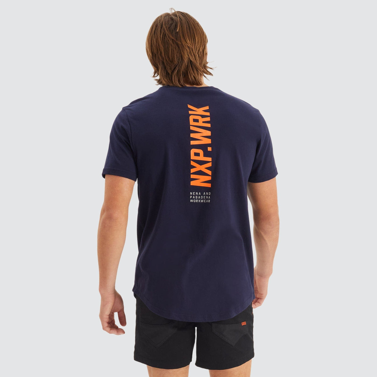 Blueprint Dual Curved T-Shirt in True Navy - NXP WORKWEAR | NXP