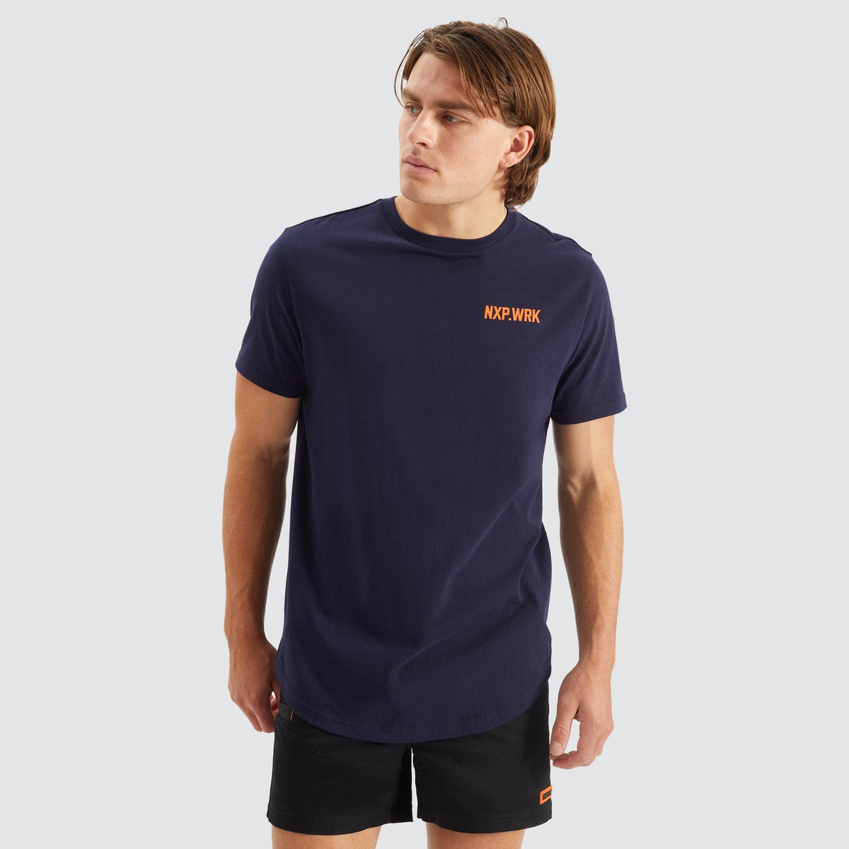 Blueprint Dual Curved T-Shirt in True Navy - NXP WORKWEAR | Nena And ...