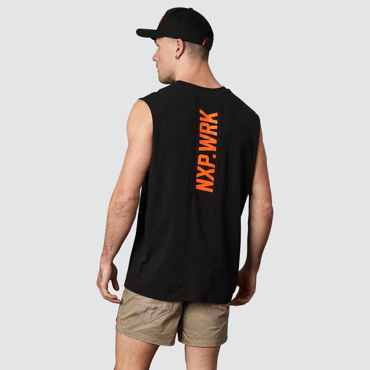 Blueprint Relaxed Muscle in Solid Black - NXP WORKWEAR | NXP