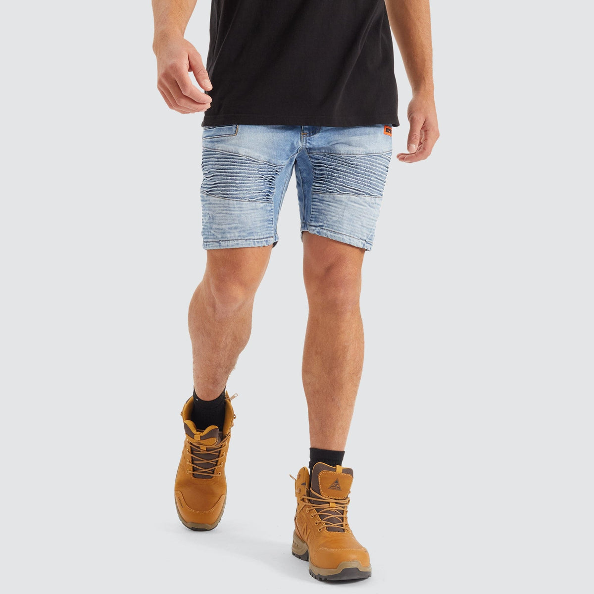 Bobcat Denim Shorts in Mid Blue - NXP WORKWEAR | NXP