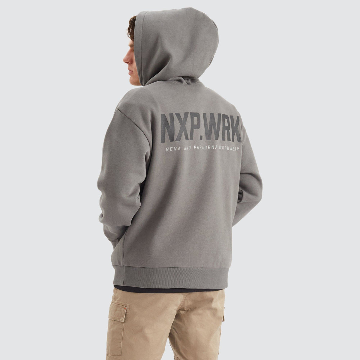 Concept Relaxed Fit Hoodie in Charcoal - NXP WORKWEAR | NXP