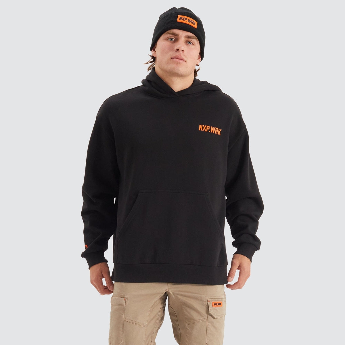 Concept Relaxed Fit Hoodie in Solid Black - NXP WORKWEAR | NXP