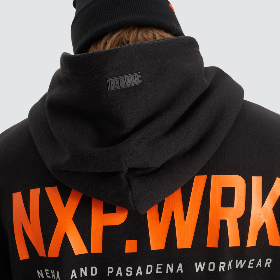 Concept Relaxed Fit Hoodie in Solid Black - NXP WORKWEAR | NXP