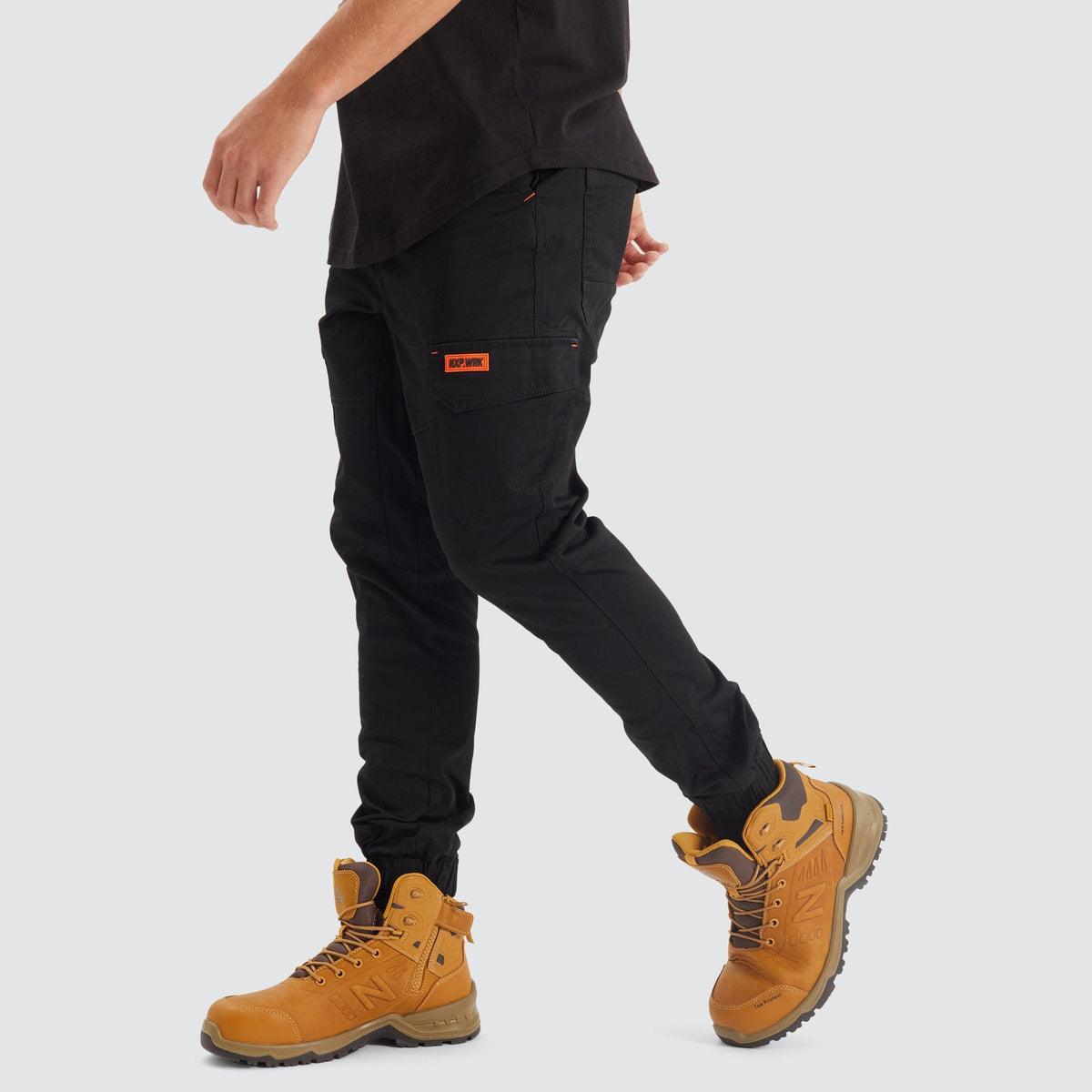 Crossover Slim Fit Jogger Pant in Black - NXP WORKWEAR | NXP