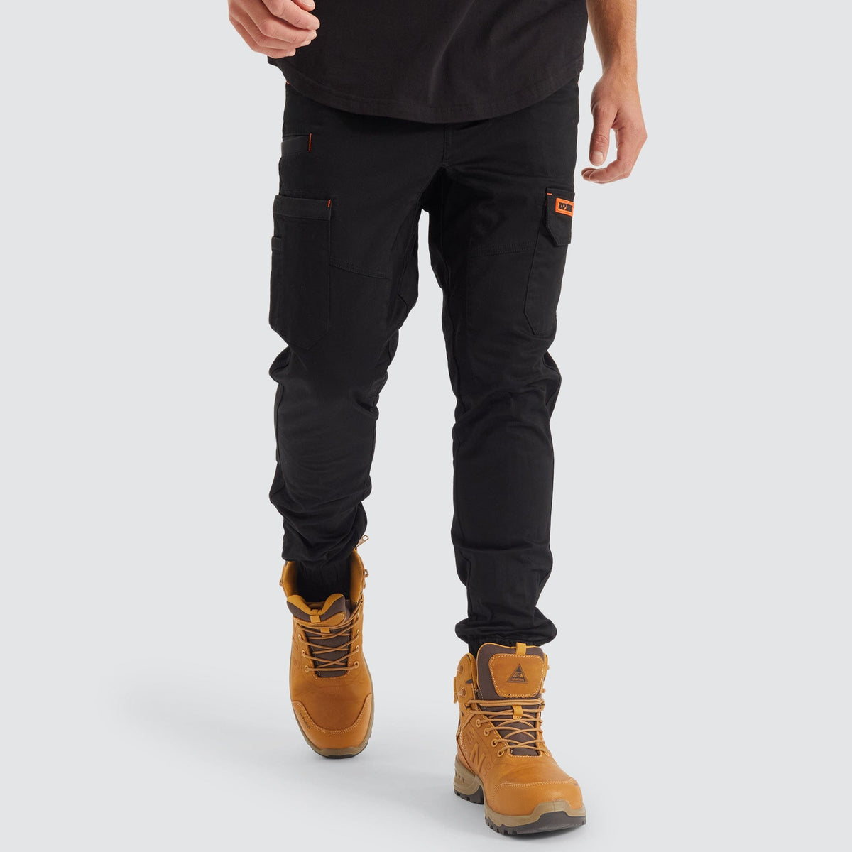 Crossover Slim Fit Jogger Pant in Black - NXP WORKWEAR | NXP