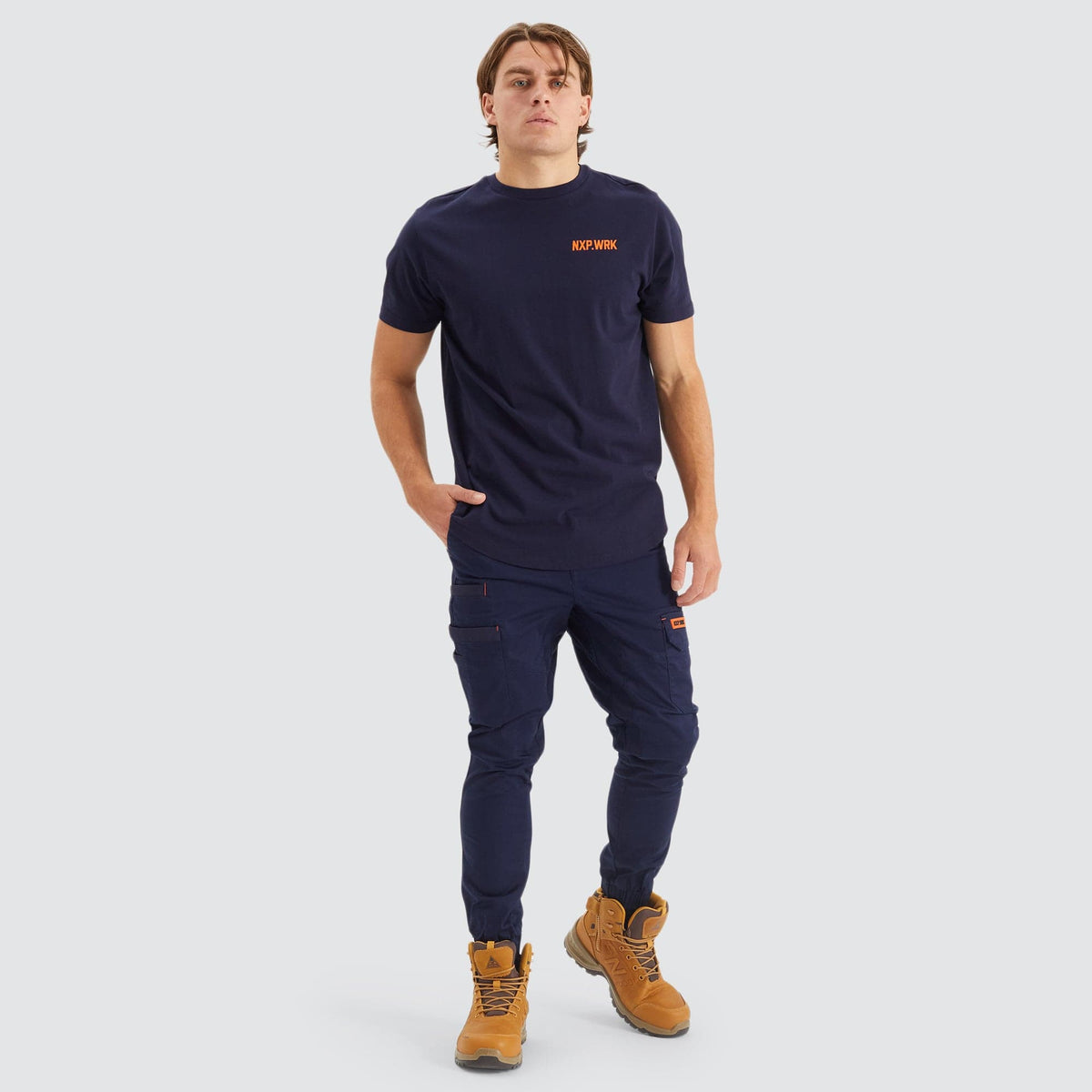Crossover Slim Fit Jogger Pant in Navy - NXP WORKWEAR | NXP