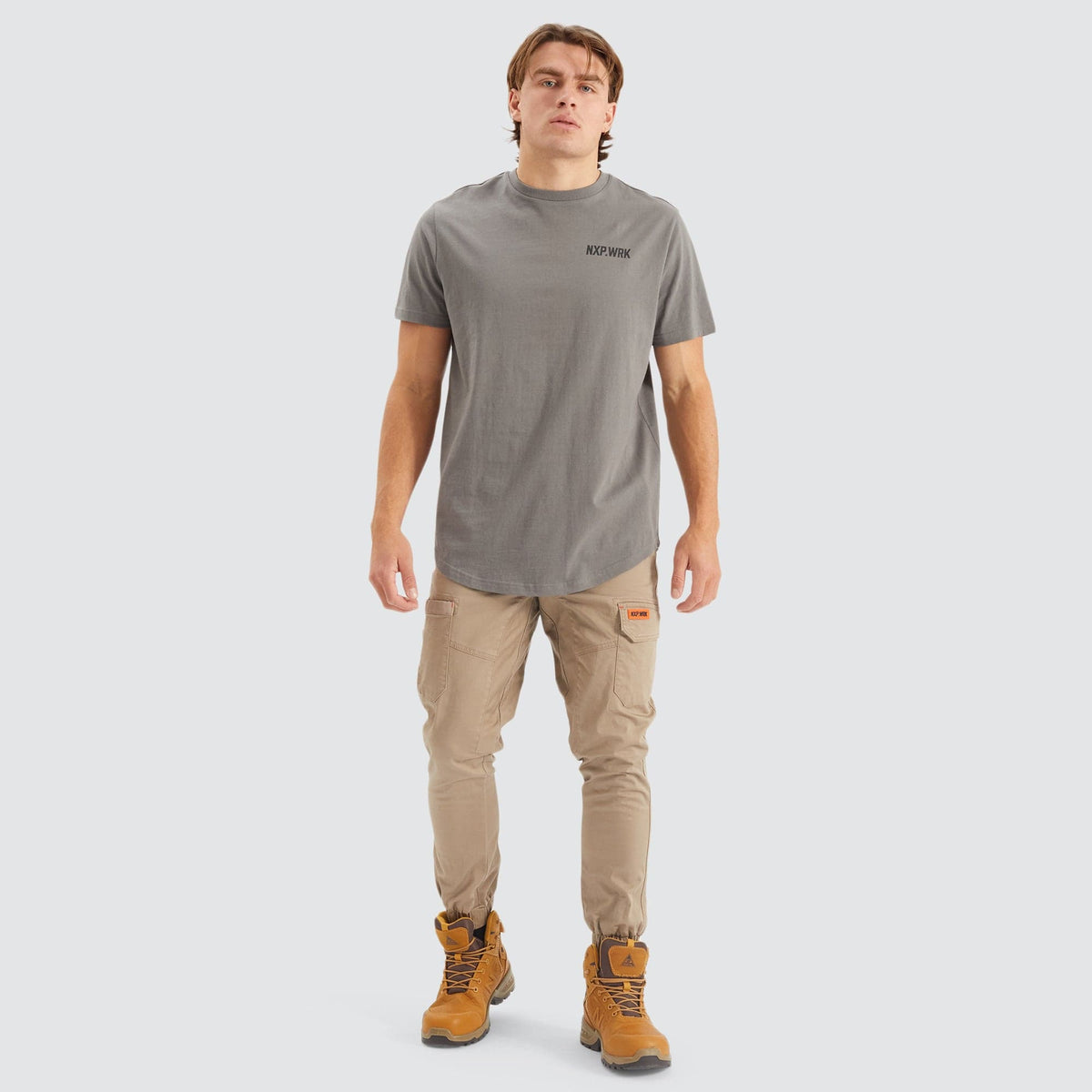 Crossover Slim Fit Jogger Pant in Sand - NXP WORKWEAR | NXP