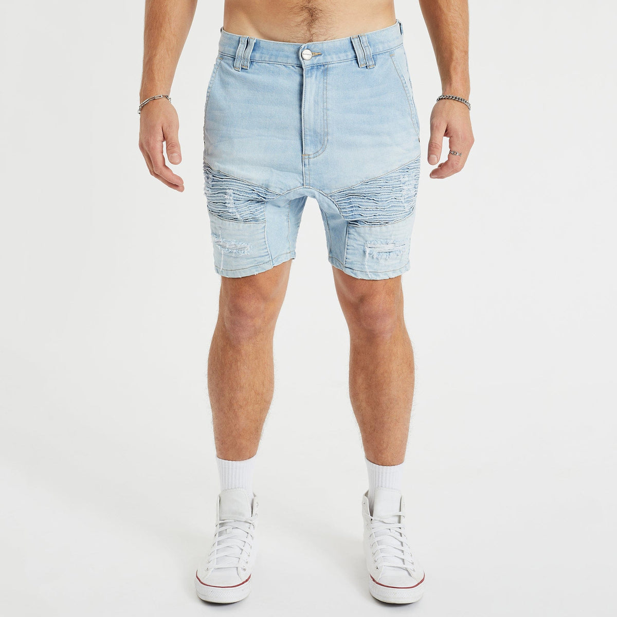 Hellcat Denim Shorts in Astoria Blue | Nena and Pasadena | NXP
