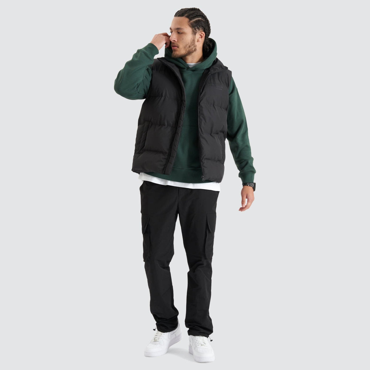 Marshal Puffer Vest Jet Black - NXP | Nena And Pasadena