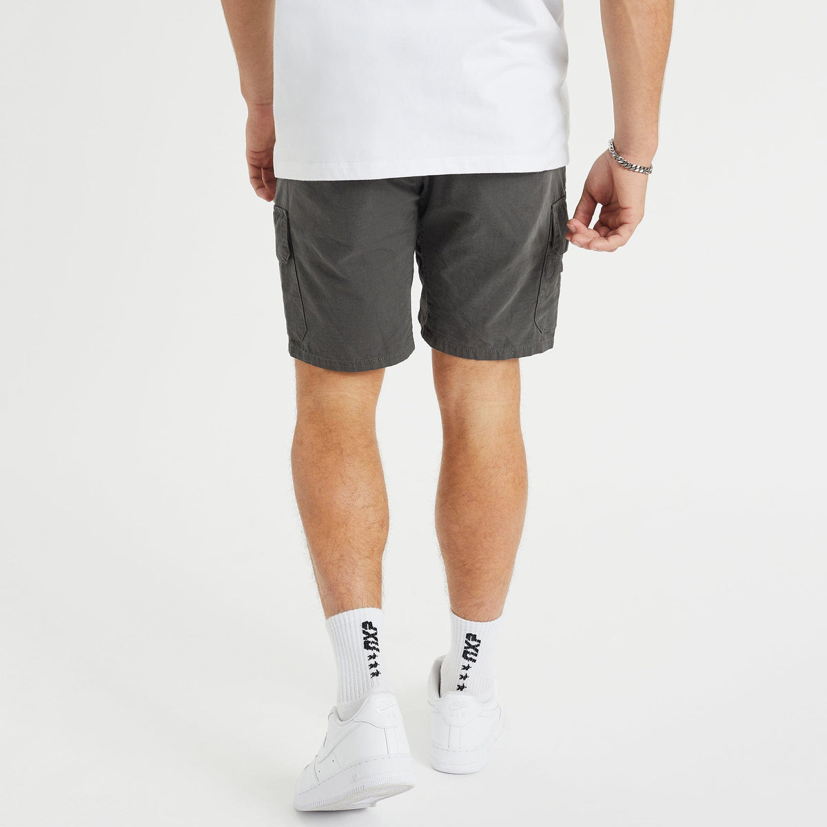 Overland Cargo Shorts in Charcoal | Nena and Pasadena | NXP