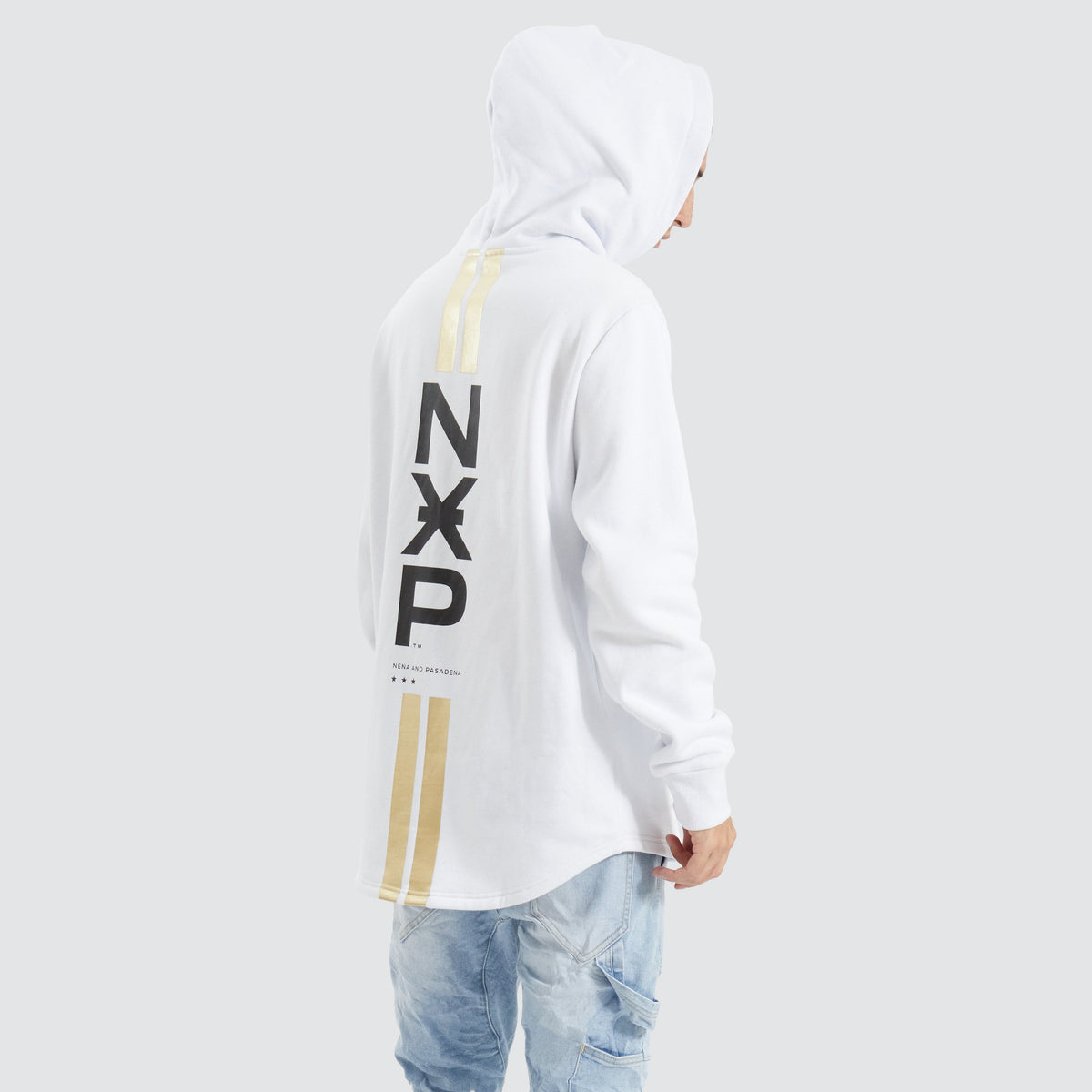 NXP Styche Heavy Hoodie in Optical White - Nena and Pasadena | NXP