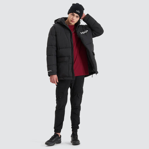 NXP Tectonics Puffer Jacket in Jet Black - Nena and Pasadena | Nena And ...