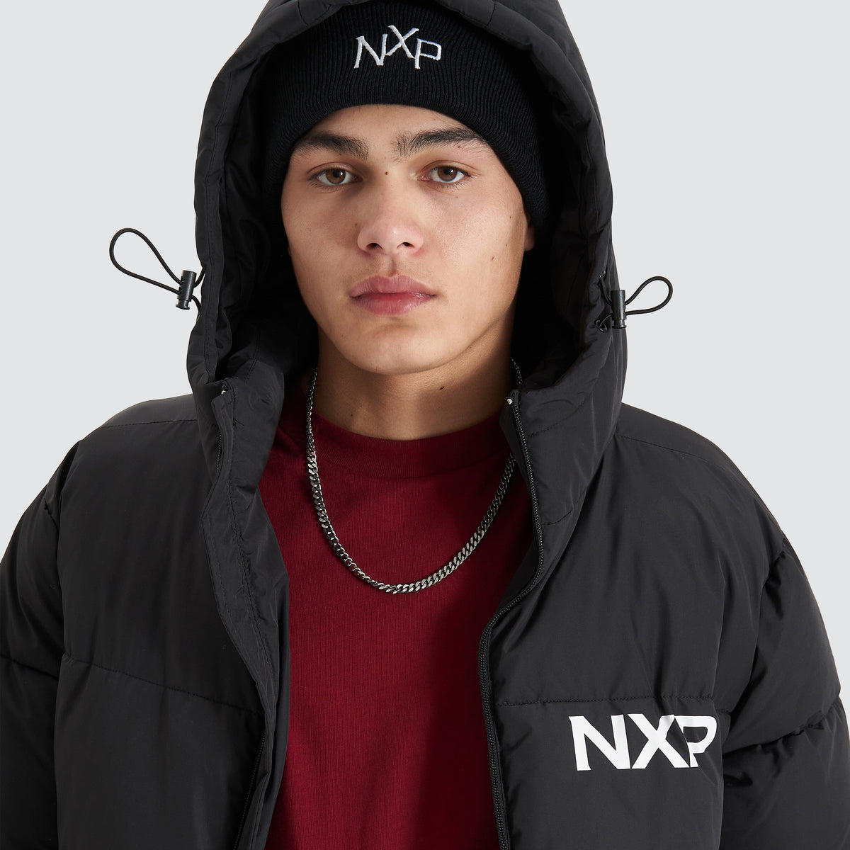 NXP Tectonics Puffer Jacket in Jet Black - Nena and Pasadena | NXP