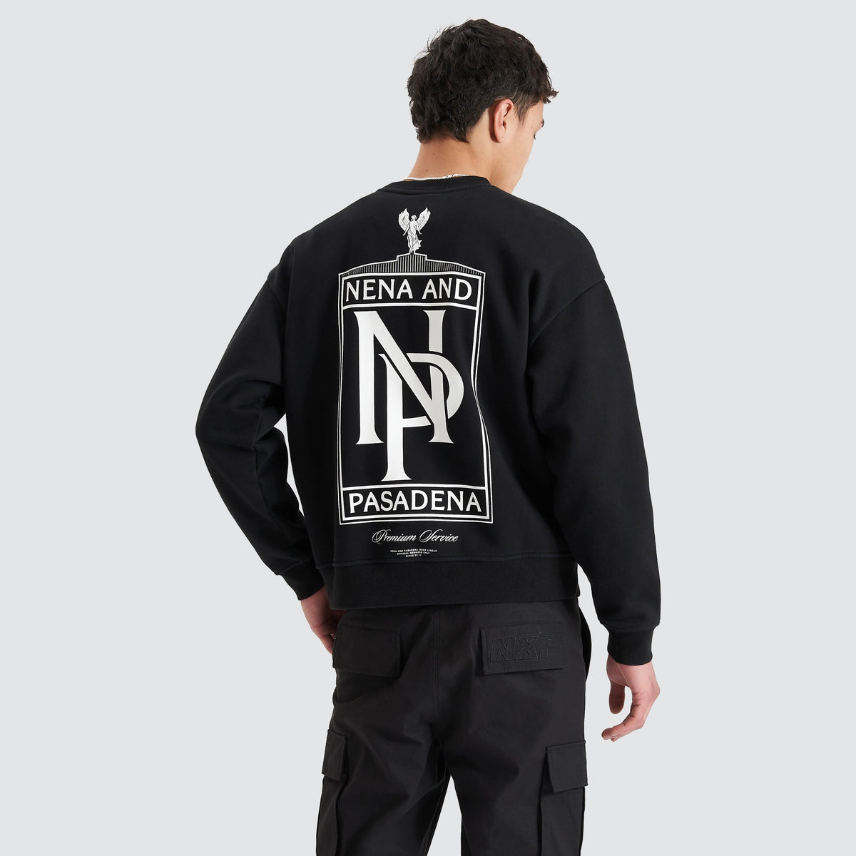 NXP Wright Heavy Box Sweater in Black - Nena and Pasadena | NXP